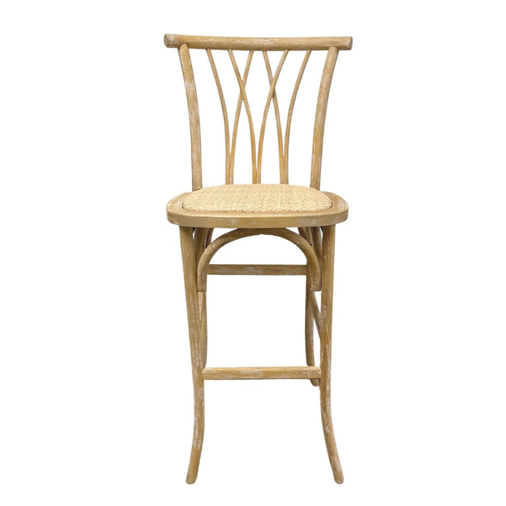Willow (Natural) Barstool – Illusions Rentals