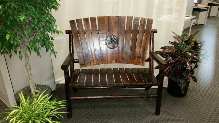 Texas Bench Rental | Event Rentals | Illusions Rentals