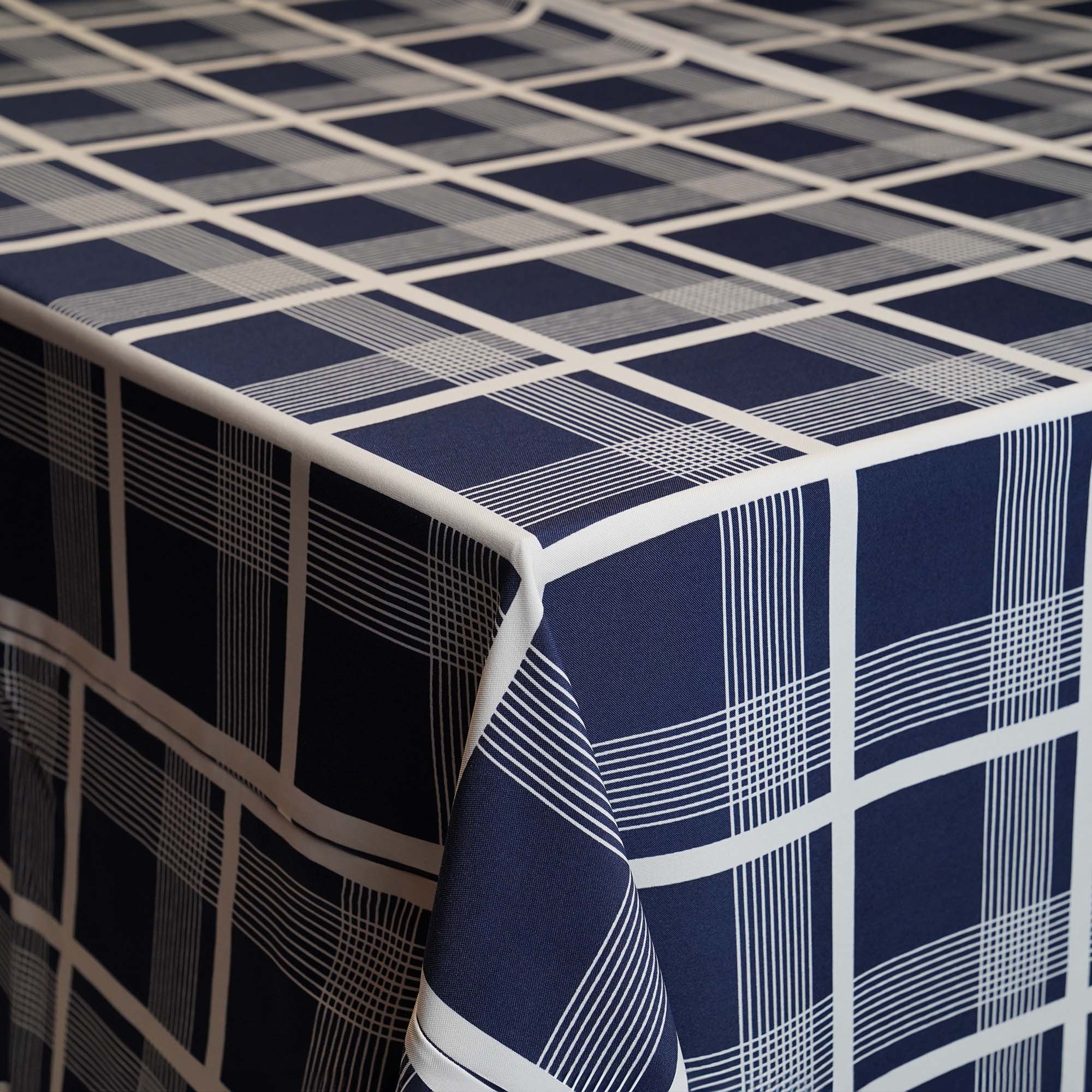 Navy Nantucket – Tablecloth – Illusions Rentals