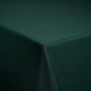 Hunter Green Poly – Tablecloth Rental | Linens